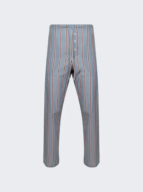 BODE Regatta Stripe Pajama Pants - Blue