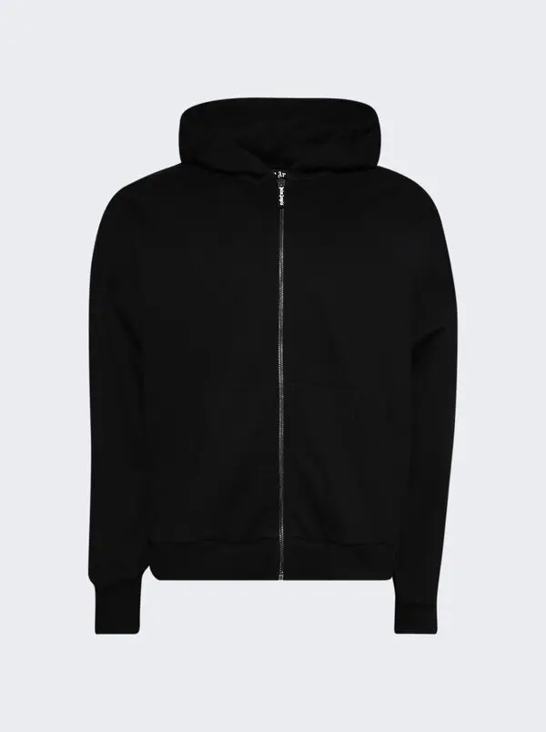 Palm Angels Ivy Pin Up Zipped Hoodie - Black