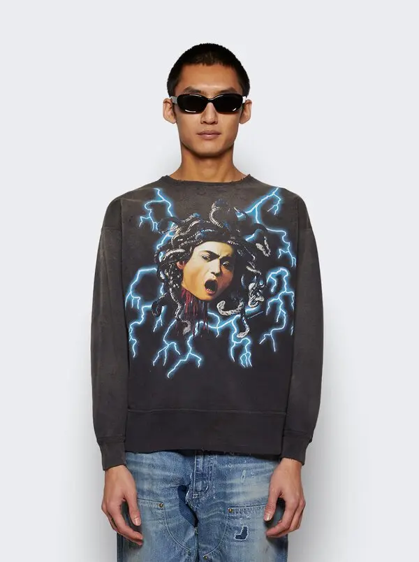 SAINT MXXXXXX Medusa Graphic Sweatshirt