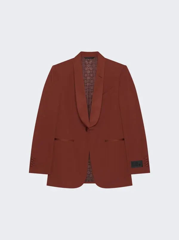 Givenchy Shawl Jacket - Dark Rust