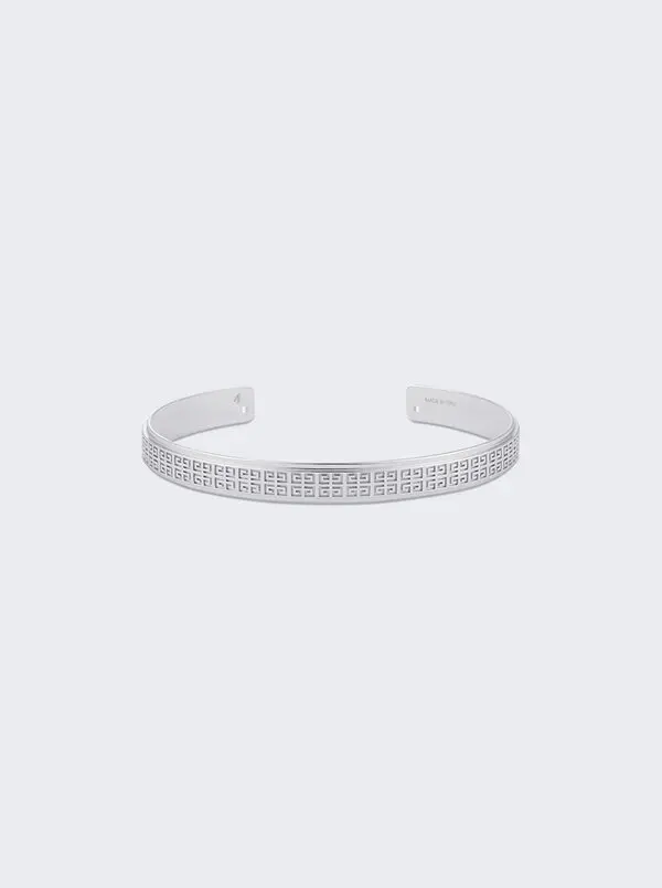 Givenchy 4g Open Cuff Bracelet - Silver