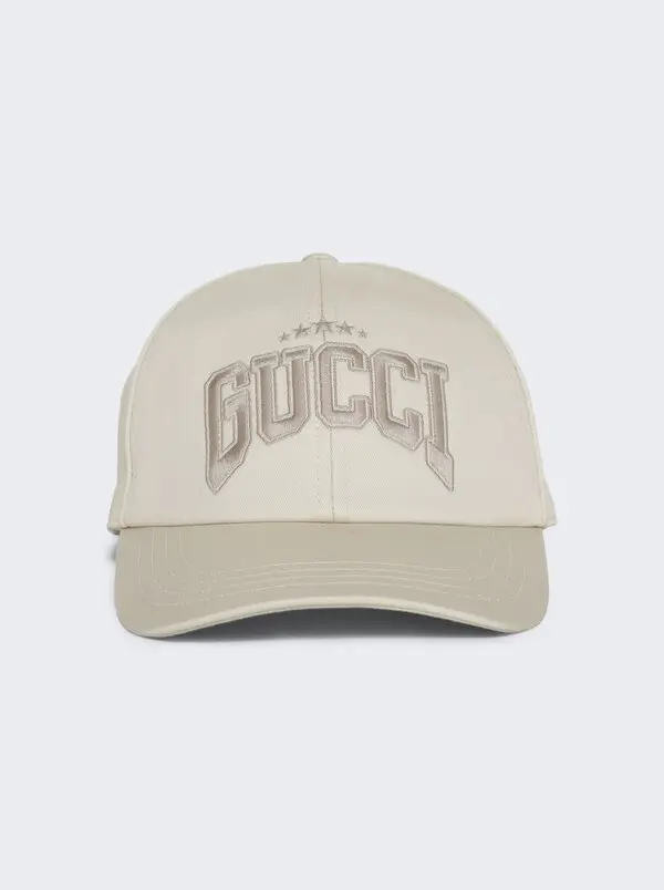 Gucci Embroidered Baseball Cap - Sand