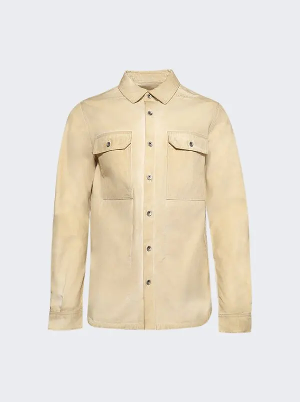 Rick Owens Outershirt Jacket - Parchment