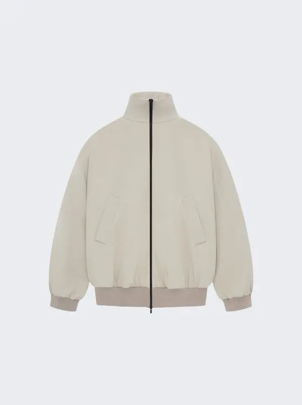 Fear Of God High Neck Track Jacket - Cement