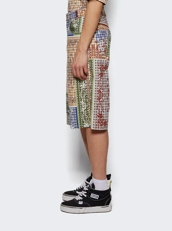 Rhude Bandana Traxedo Baggy Short - Multicolor