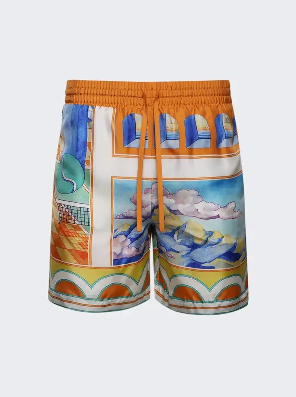 Casablanca Printed Shorts - Multicolor
