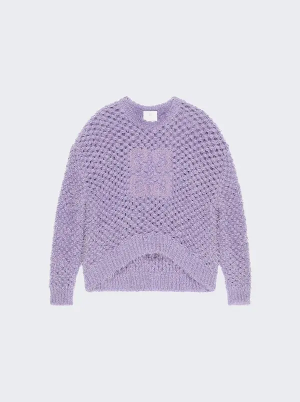 Givenchy 4g Crewneck Sweater - Lavender