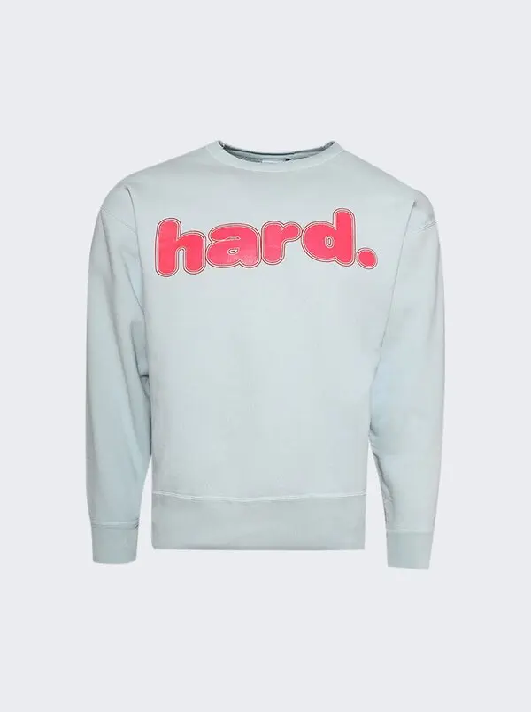 SAINT MXXXXXX Crewneck Pullover Sweater - Sky Blue