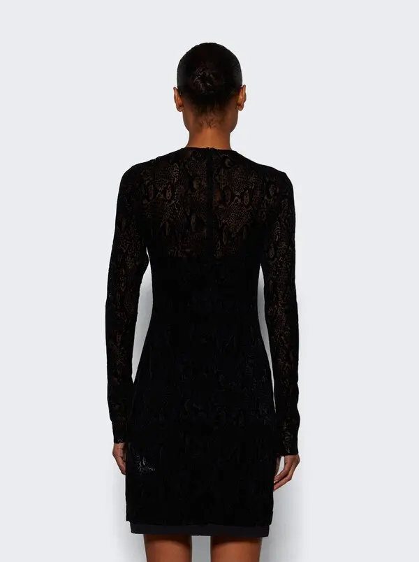 Givenchy Long Sleeve Tulle Dress
