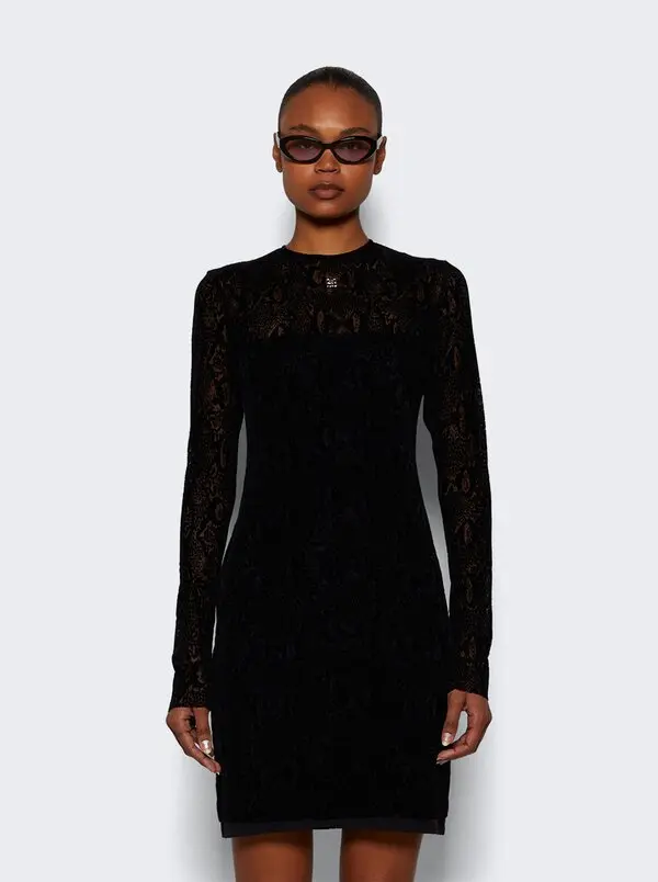 Givenchy Long Sleeve Tulle Dress