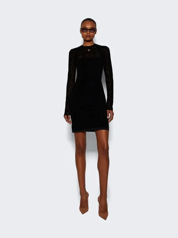 Givenchy Long Sleeve Tulle Dress
