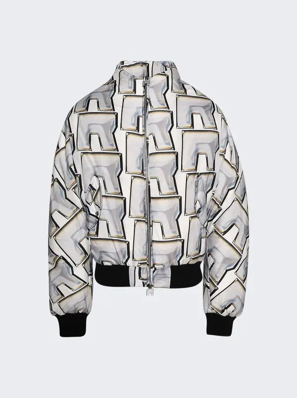 RIVINGTON ROI REBIS Chon Bomber Jacket - White