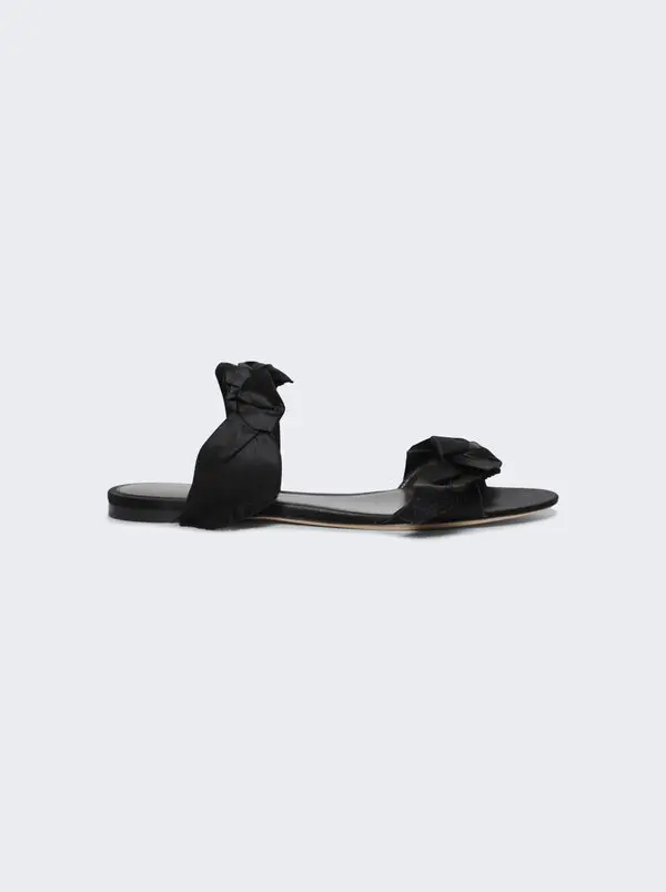 THE ROW Vika Knot Sandal - Black