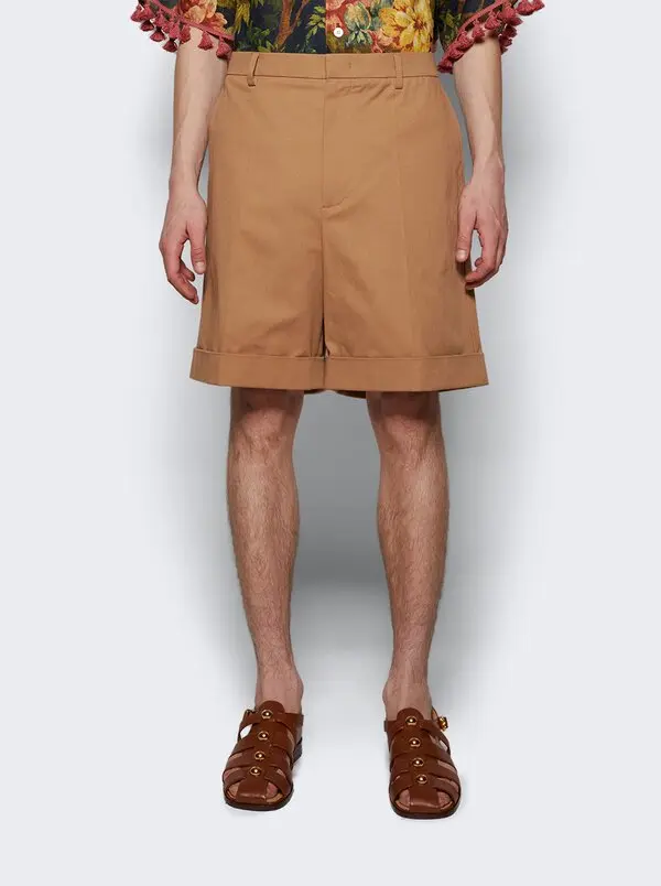 Valentino Garavani Bermuda Shorts - Light Camel