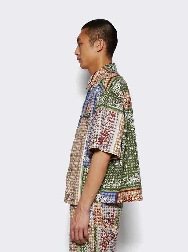 Rhude Bandana Boxy Work Shirt - Multicolor