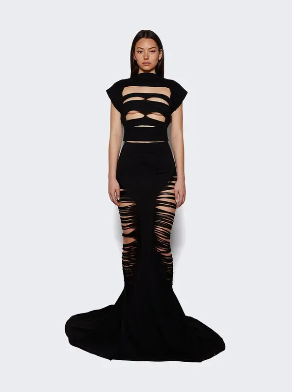 Rick Owens Tanja Bandeau Top - Black