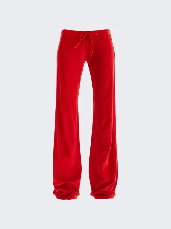 Balenciaga Relaxed Fit Tracksuit Pants - Red