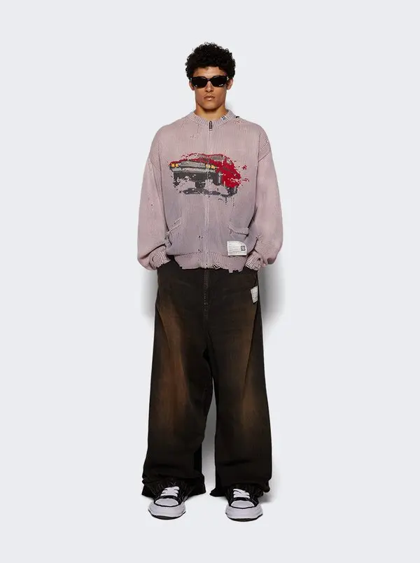 Mihara Yasuhiro Wide Leg Trousers - Black
