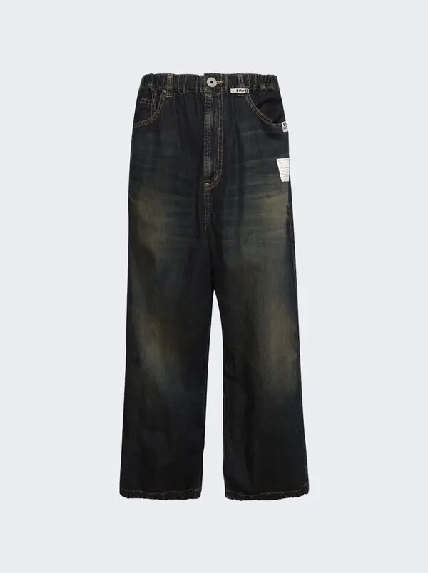 Mihara Yasuhiro Wide Leg Trousers - Indigo