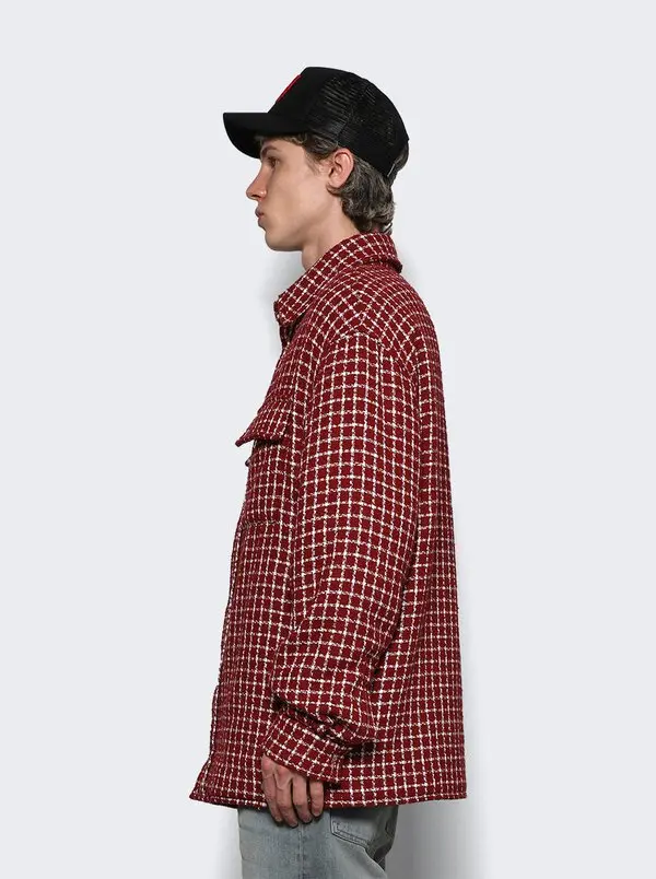 Amiri Boucle Padded Overshirt