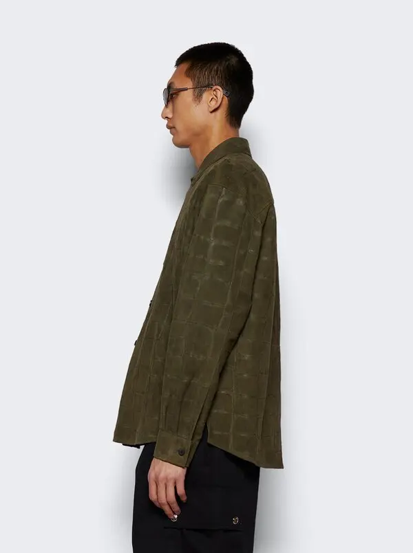Jacquemus Croco Shirt - Khaki