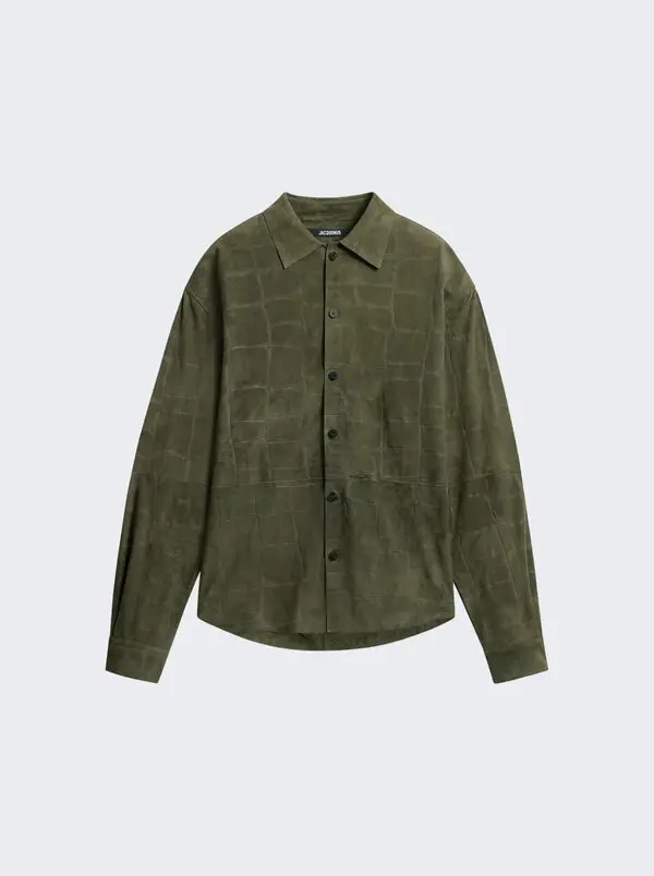 Jacquemus Croco Shirt - Khaki