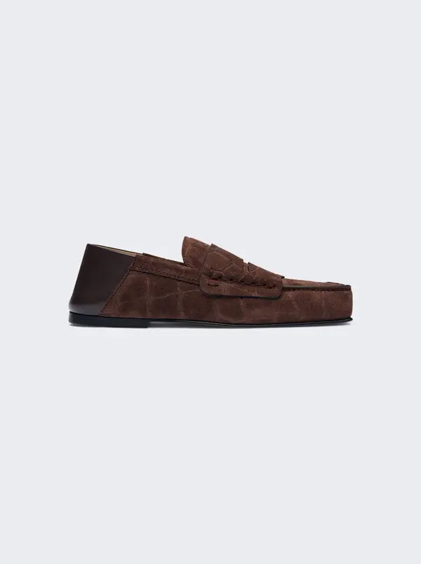 Jacquemus Les Mocassins Carre - Dark Brown