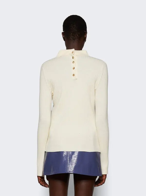 COURRÃ¨GES Multi-buttoned Polo Top