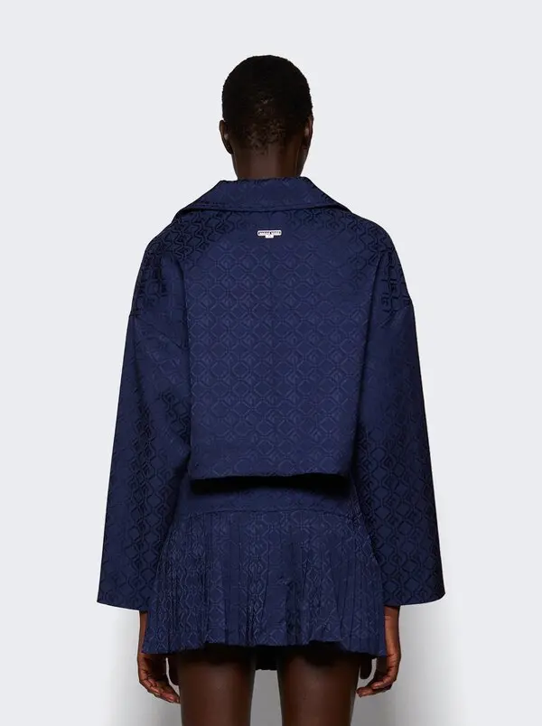 MARINE SERRE Moon Diamond Jacquard Tailoring Vareuse