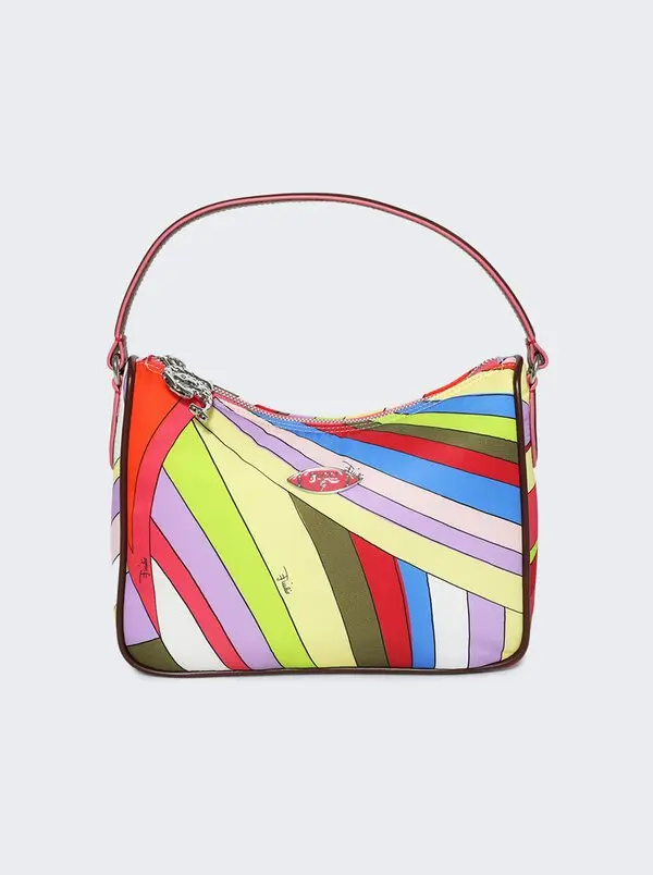 Emilio Pucci Printed Nylon Shoulder Bag