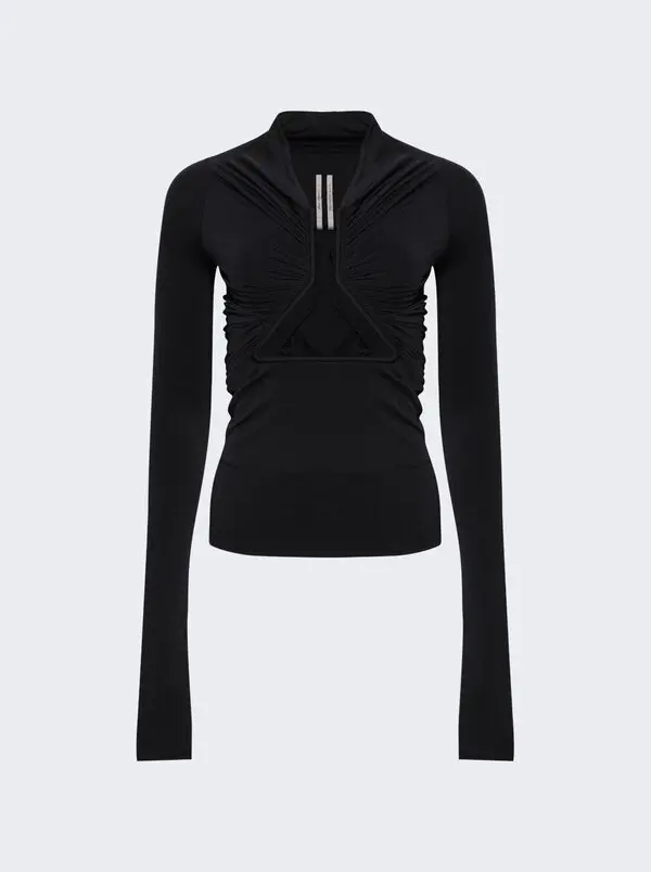 Rick Owens Jersey Long Sleeve Top - Black