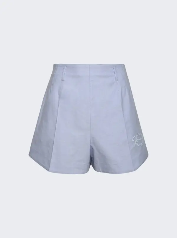 Givenchy High-waisted Shorts - Baby Blue