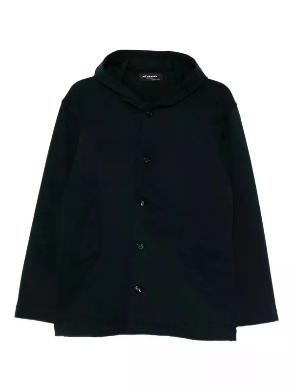 Kiton Hooded Jacket - Blue