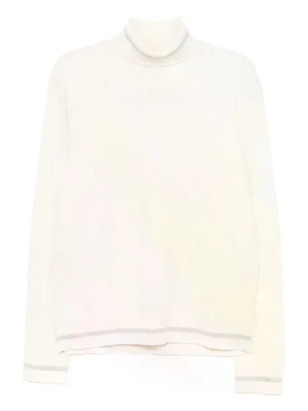 Eleventy Cable-knit Jumper - White