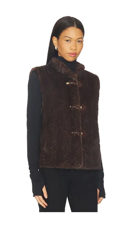 Heartloom Nancy Faux Fur Vest