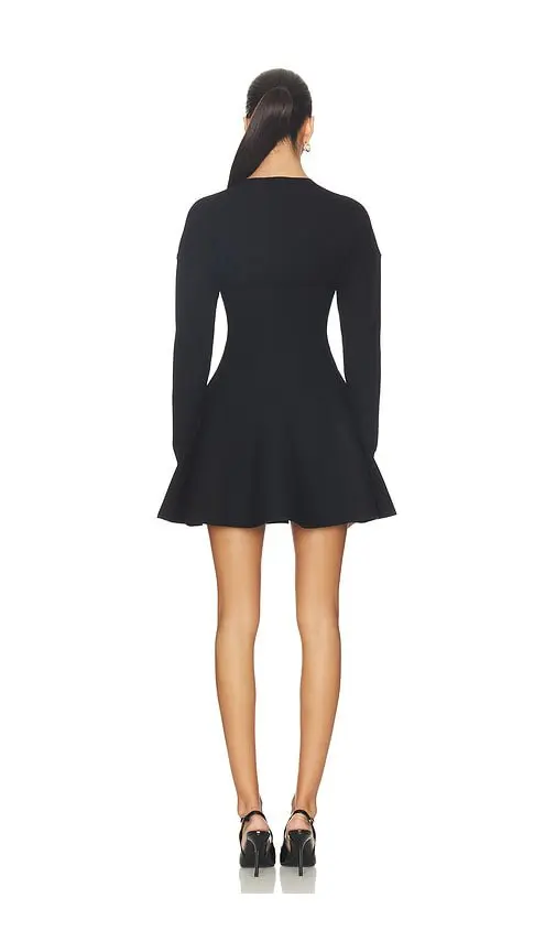 FLEUR DU MAL Knit Corset Dress With Underbust Detail
