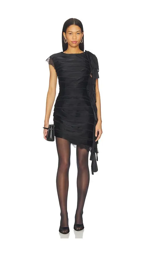 ET OCHS Karmen Dress With Lace Trim