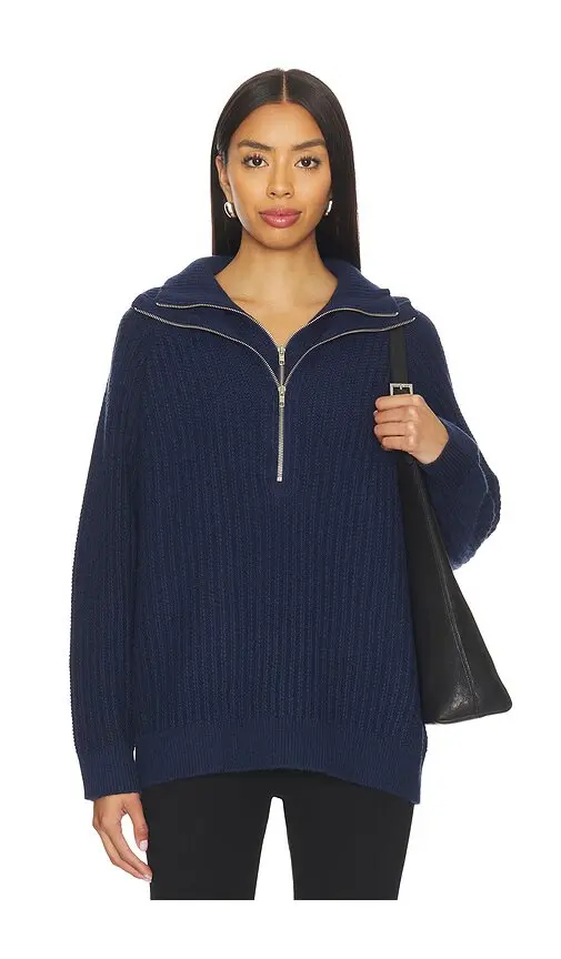 Line & Dot Hendrix Quarter Zip Sweater