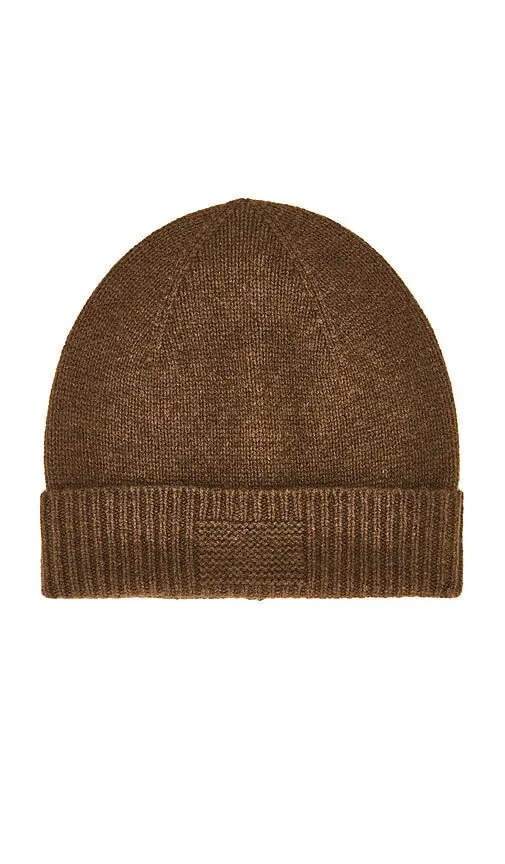 Guest In Residence Rib Cuff Beanie - Chestnut