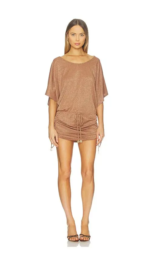 Luli Fama South Beach Dress - Brown Story