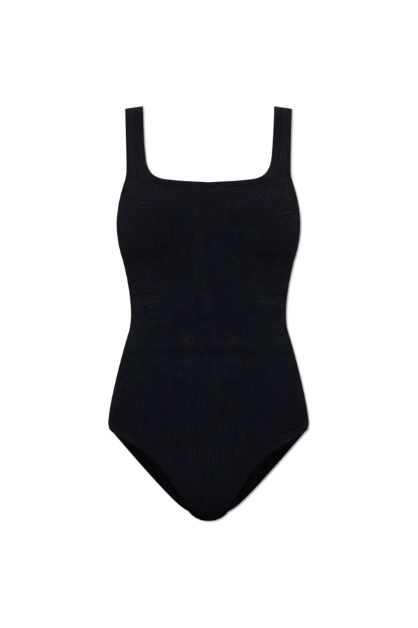 Hunza G Coverage Square One-piece Swimsuit - Black