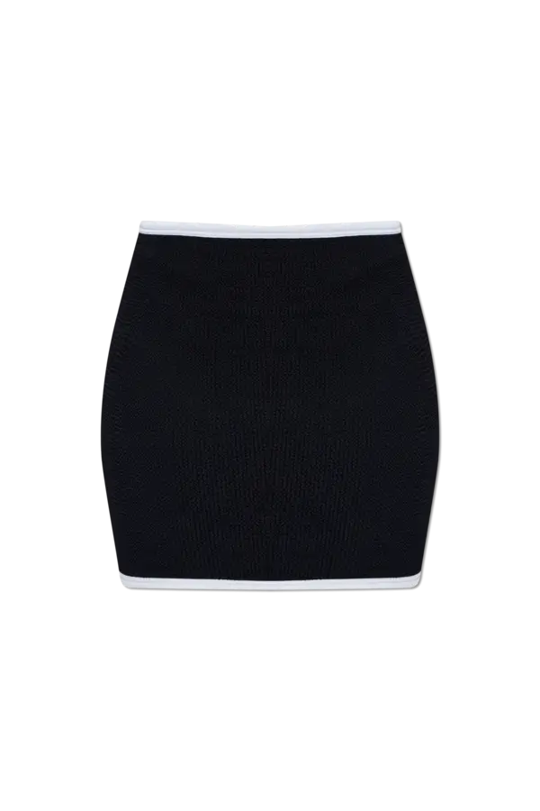 Hunza G Devyn Mini Beach Skirt - Black