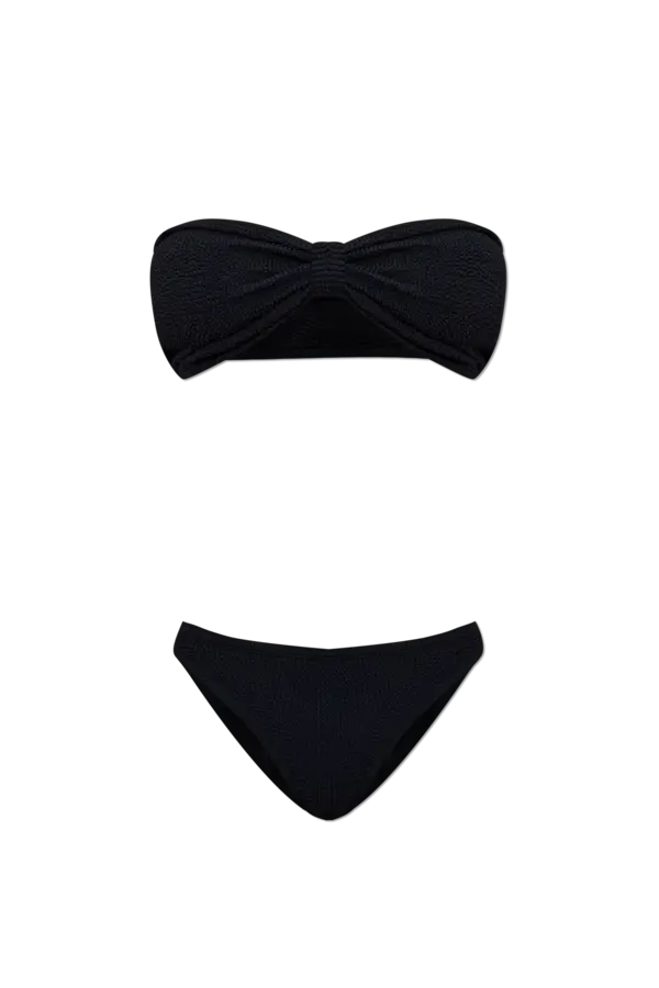 Hunza G Jean Two-piece Swimsuit - Black
