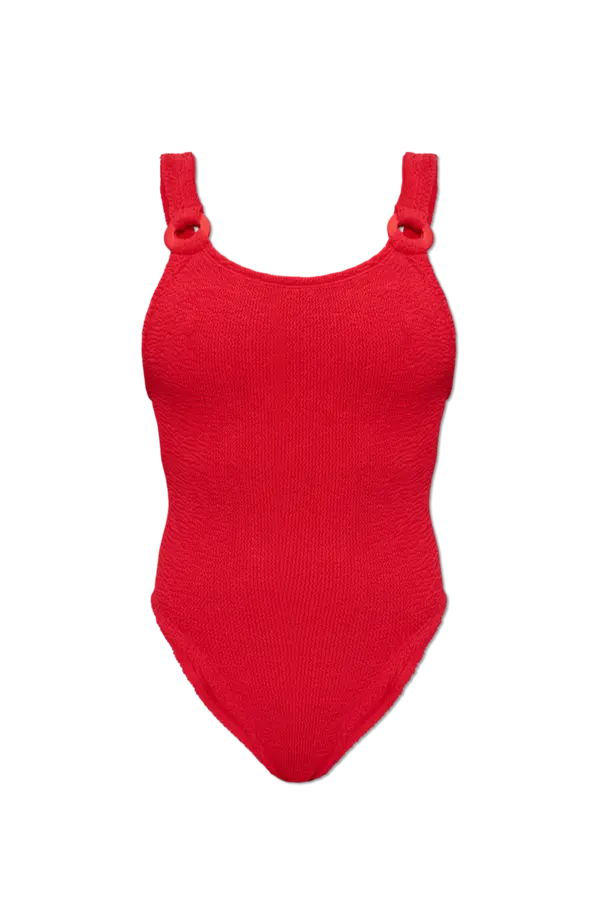 Hunza G Domino One-piece Swimsuit - Red