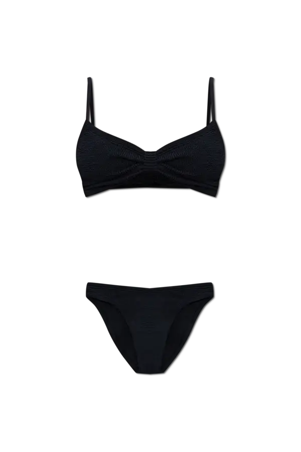 Hunza G Alicia Two-piece Swimsuit - Black