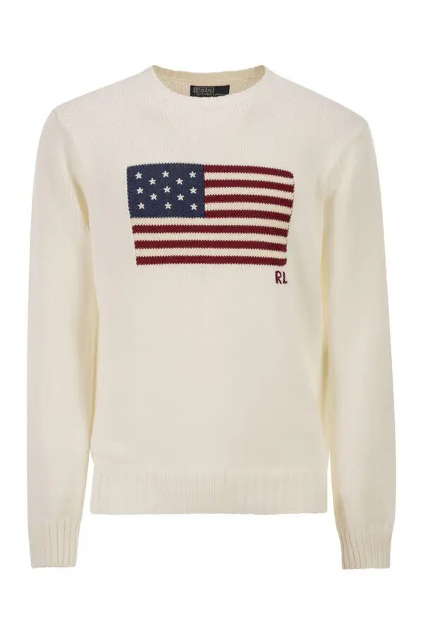 Polo Ralph Lauren Iconic Flag Shirt - White