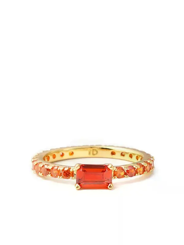 IZABEL DISPLAY Ultra Slim Gemstone Ring - Gold