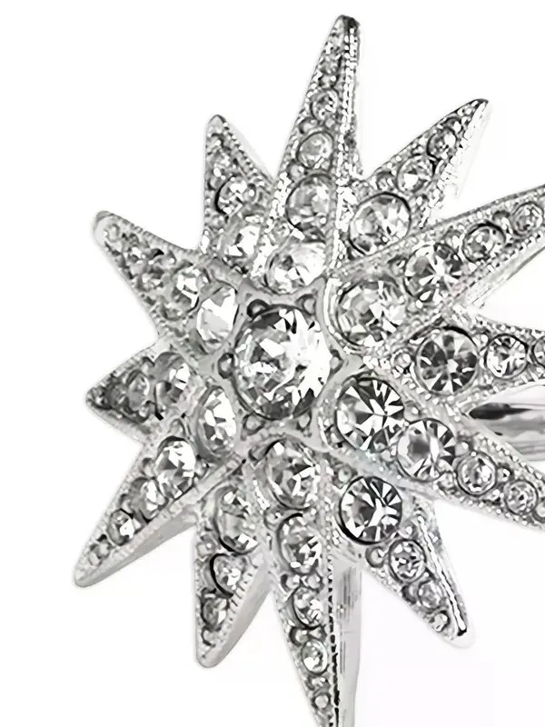 KENNETH JAY LANE Crystal-embellished Star Ring