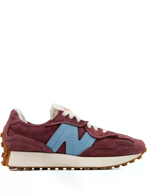 NEW BALANCE 327 Contrast-panel Sneakers - Red