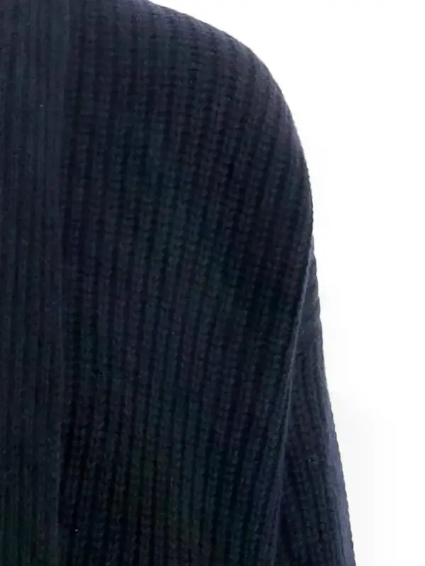 Bruno Manetti Ribbed-knit Cardigan - Blue